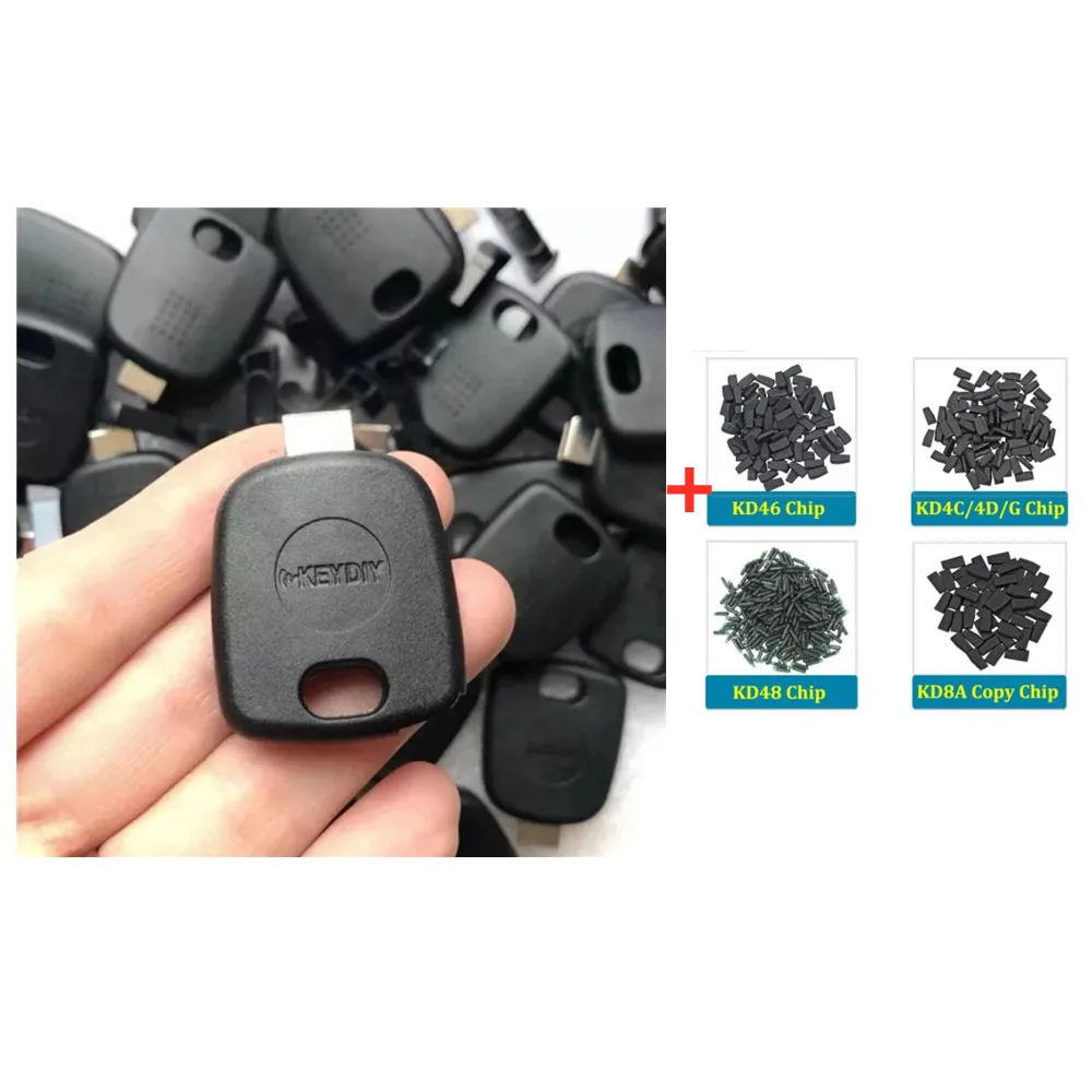 Universal KEYDIY Transponder Car Key Fob Shell Case For KD/VVDI Key ...