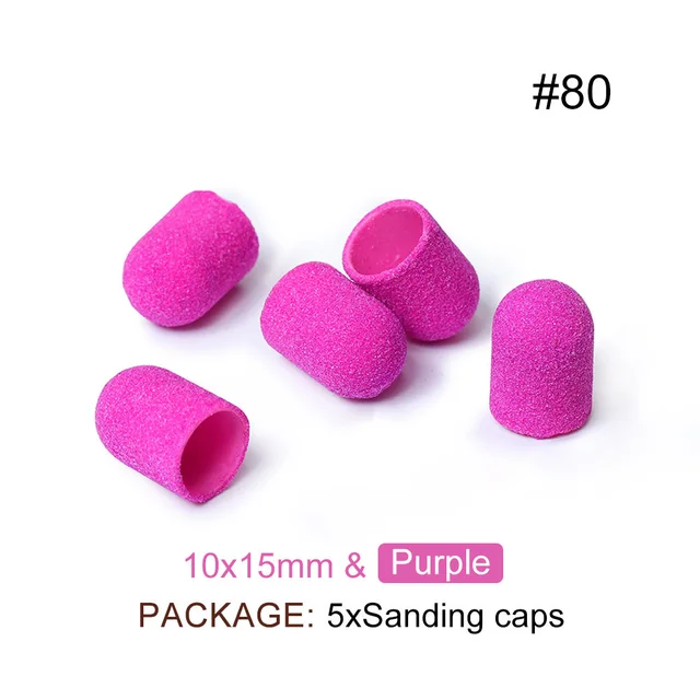 2 Size Sanding bands Block Cap Professional Pedicure Foot Care Tool ...