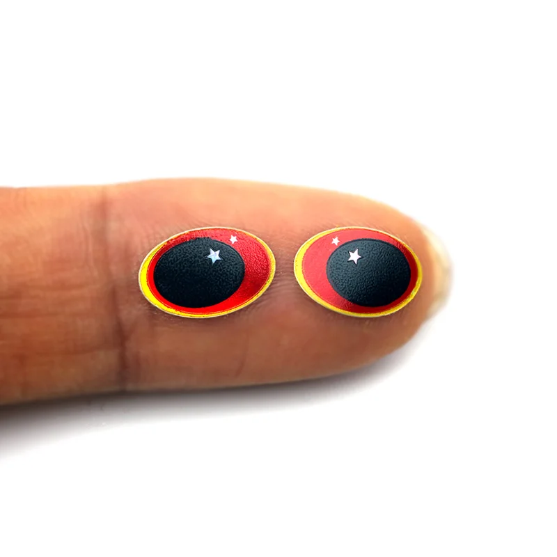 Rompin 120pcs 2D sea jigs fishing lures fake fish eyes laser ...