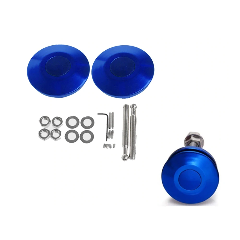 Hood-pin-lock-Quik-Latch-Low-Profile-Push-Button-Billet-Hood-Pins-lock ...