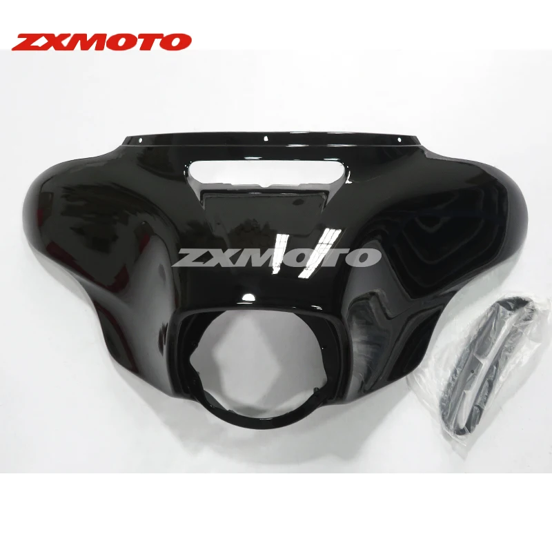 ZXMT Batwing 마스크 헤드 라이트 ABS 페어링 프론트 카울 2014 2021 할리 투어링 글라이드 FLHXS 울트라 ...