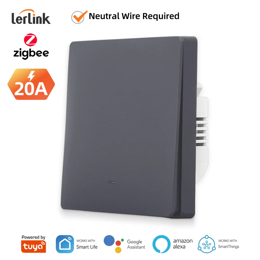 Tuya Zigbee 20a 4400w Smart Boiler Switch Water Heater Eu Standard ...