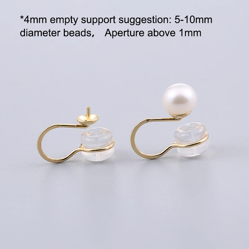 2-10-Painless-silicone-ear-clip-accessories-empty-support-invisible-diy ...