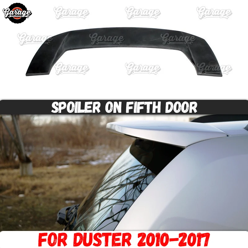 Spoiler for Renault / Dacia Duster 2010-2017 on lid trunk ABS plastic ...