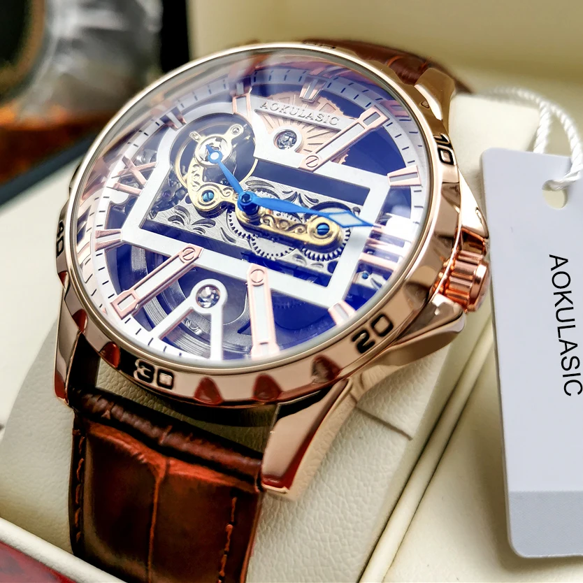 AOKULASIC-Automatic-Mechanical-Men-s-Watch-Temperament-Hollow-Top-Brand ...