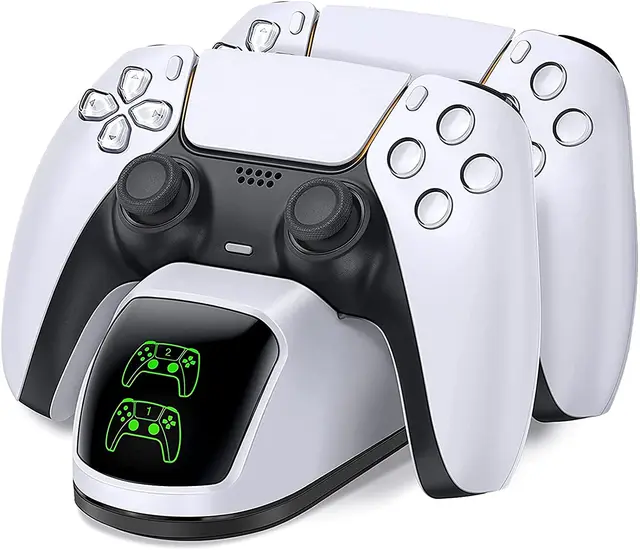 Dual Fast Charger for Playstation 5 Controller Charger Station Charging ...