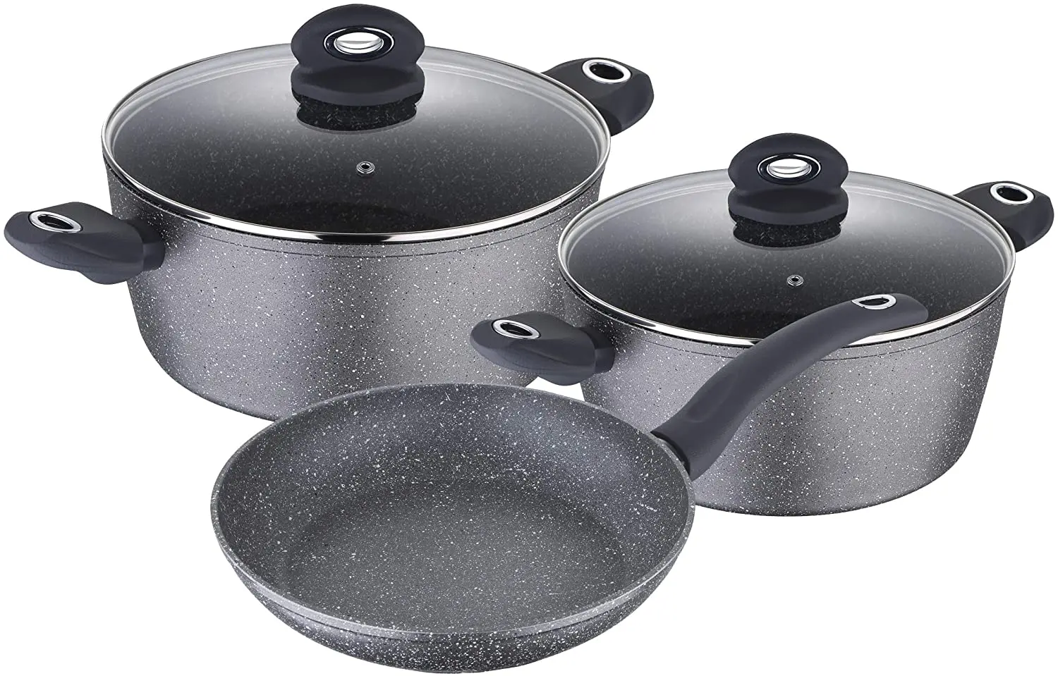 San Ignacio BG-8528-MBG Set 5pc kitchen battery aluminum forged ...