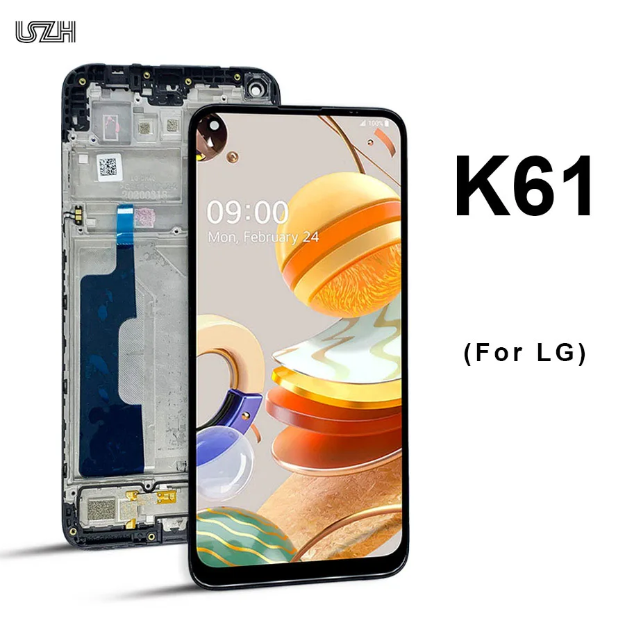 6.53 " Display For Lg K61 Q61 Lcd Touch Screen Replacement Lmq630eaw Lm ...