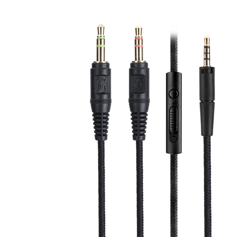 PC Gaming Headset Audio Cable with mic For Sennheiser HD 4.30i 4.30G 4 ...
