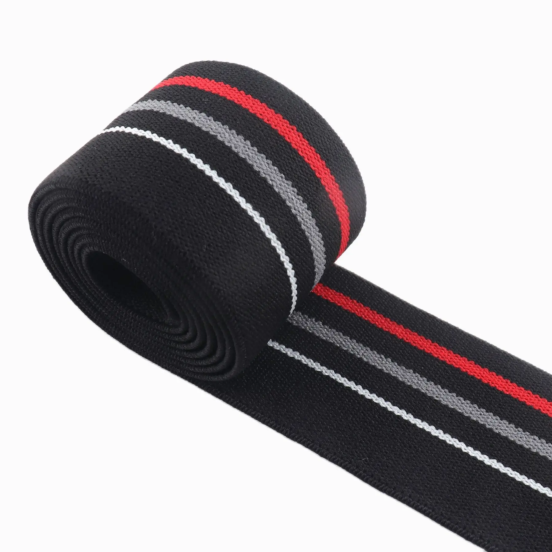 Sewing & Fiber Elastic webbing,1.5'' Blue Red Cotton Stripes elastic ...