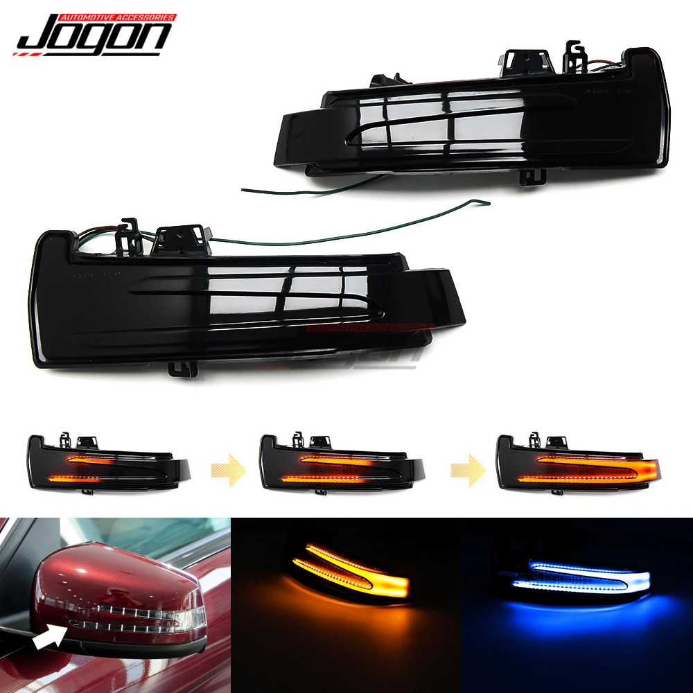 LED Dynamic Turn Signal Side Mirror Indicator Light Lamp For Mercedes ...