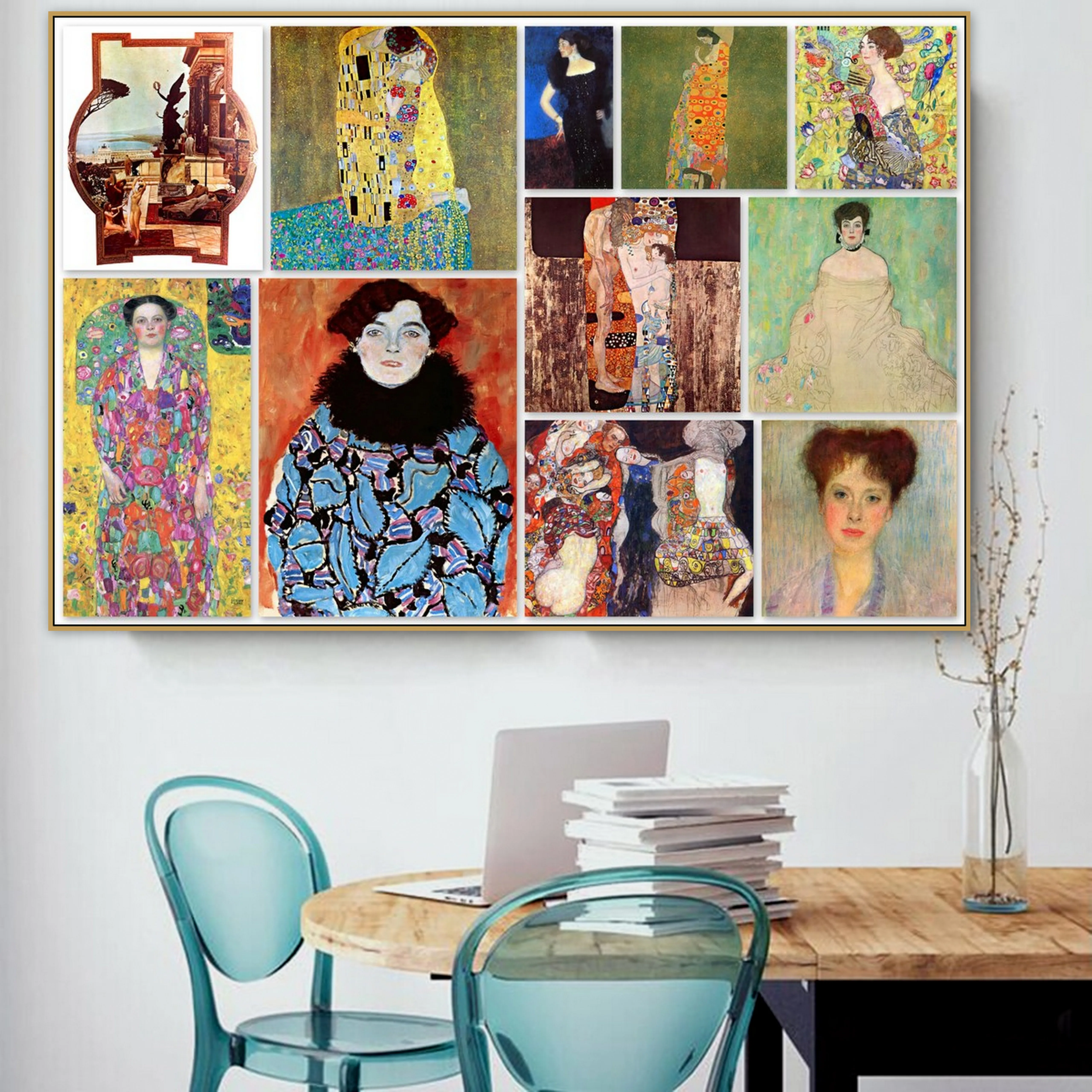 klimt Print klimt wall decor home decor klimt painting klimt print ...