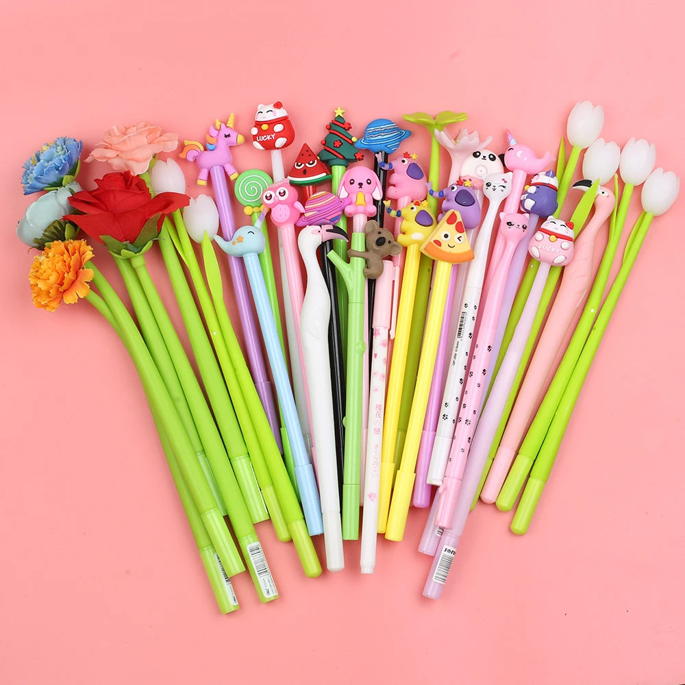Canetas-de-gel-fofas-coreanas-e-engra-adas-canetas-de-gel-de-cacto-de ...