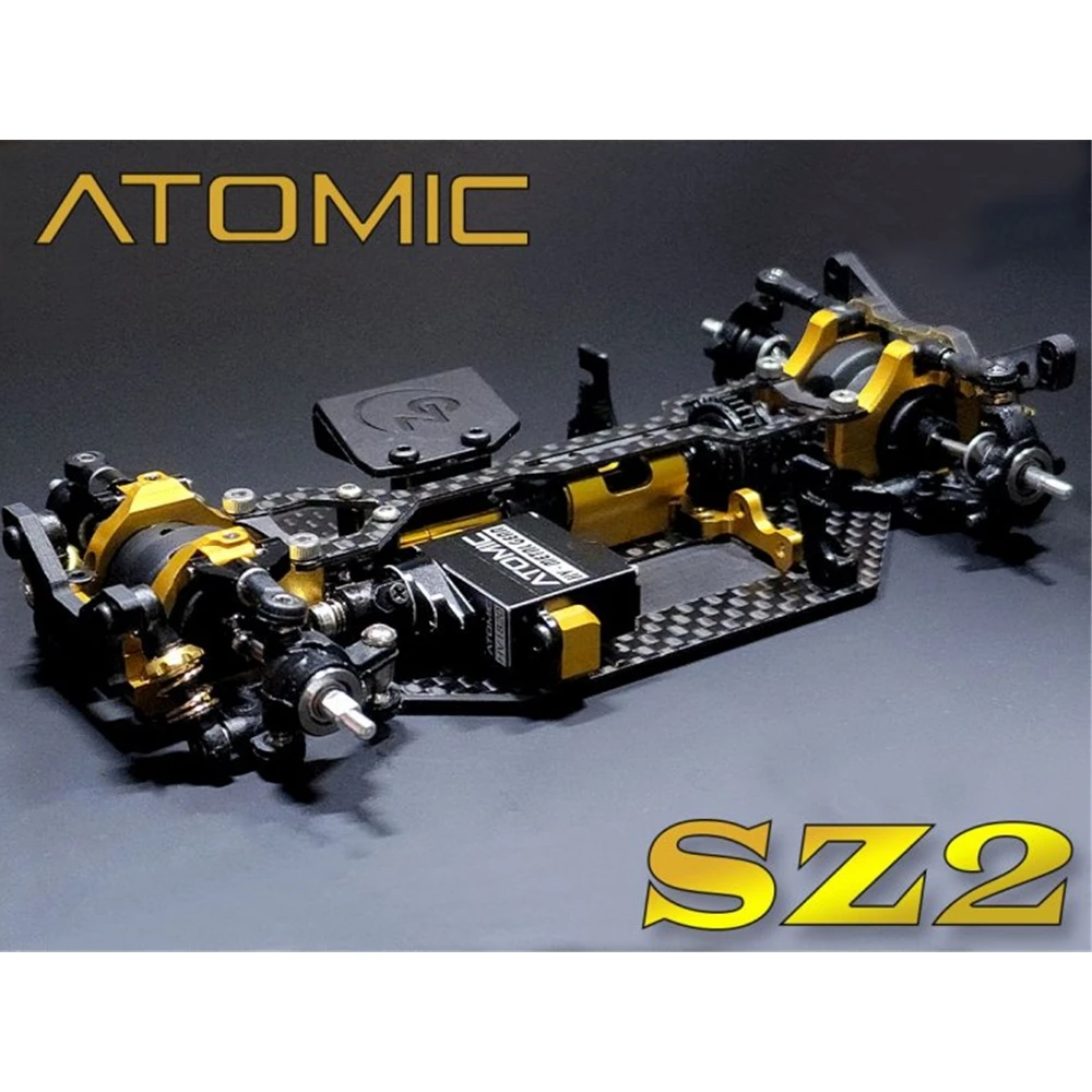 아토믹 1/28 SZ2 샤프트 드라이브 AWD 섀시 키트, 서보 전자 장치 없음, # SZ2 KIT| | - AliExpress