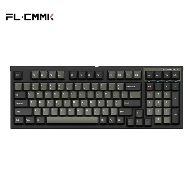 FL·ESPORTS FL980 Mechanical Keyboard 98-Key Single-Mode Wired Fullkey ...