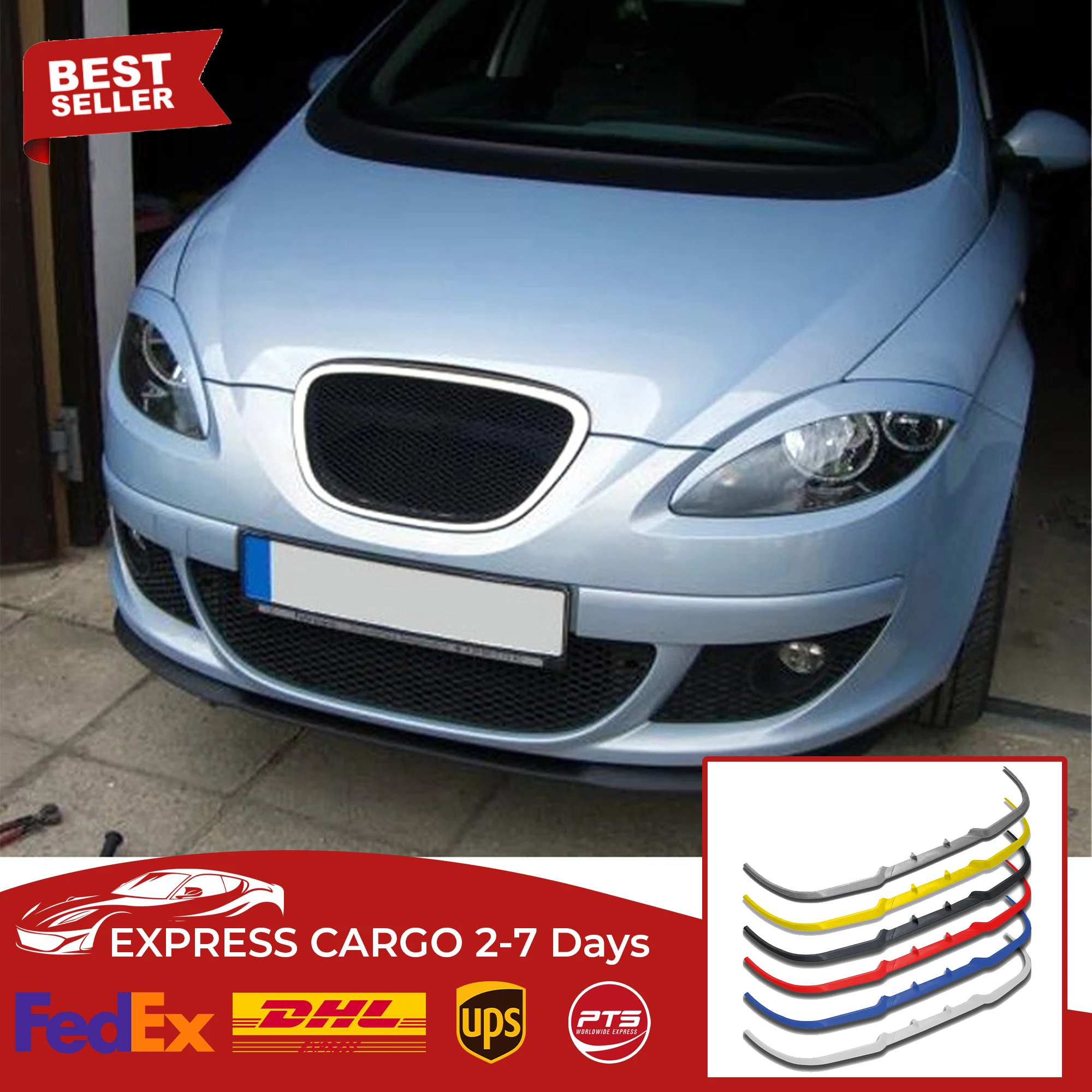 For SEAT ALTEA CUPRA R FRONT SPOILER BUMPER LIP Euro Spoiler Lip ...