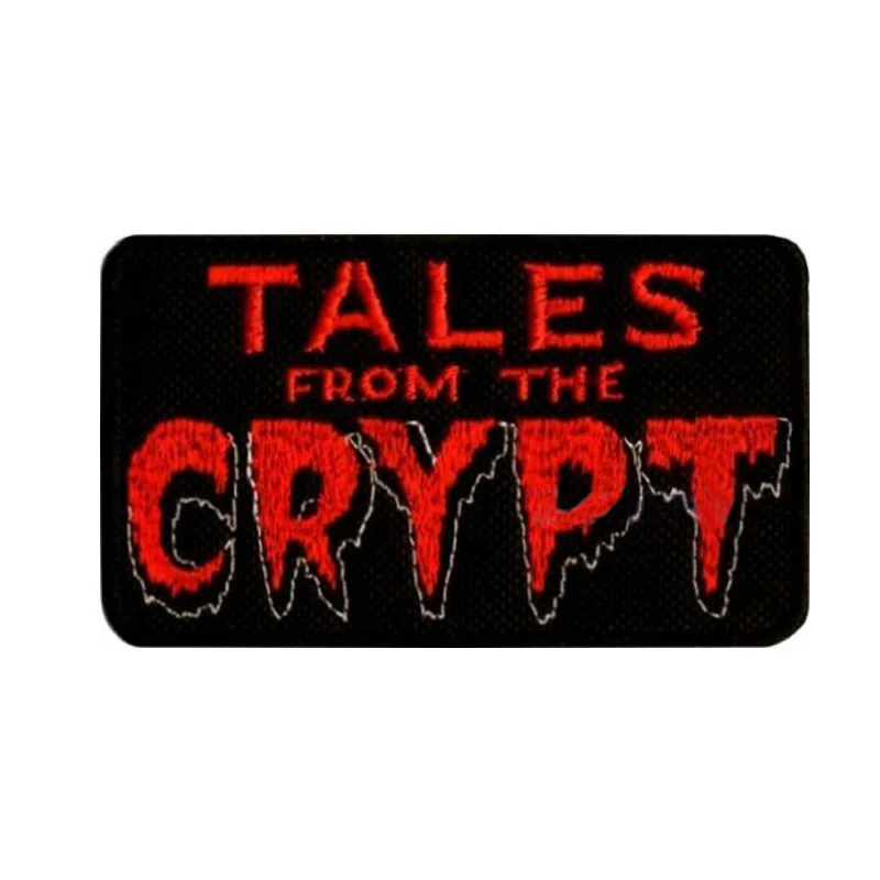 3.75'' Tales from the Crypt Logo Embroidered iron on Patch Horror TV ...