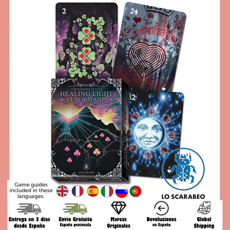 Lo-Scarabeo-38-card-Oracle-book-healing-light-Sibila-Lenormand-deck ...