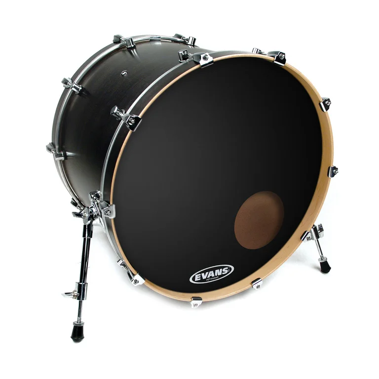 Bd24ronx EQ3 Onyx plastic bass drum 24 "resonant Evans|Parts ...