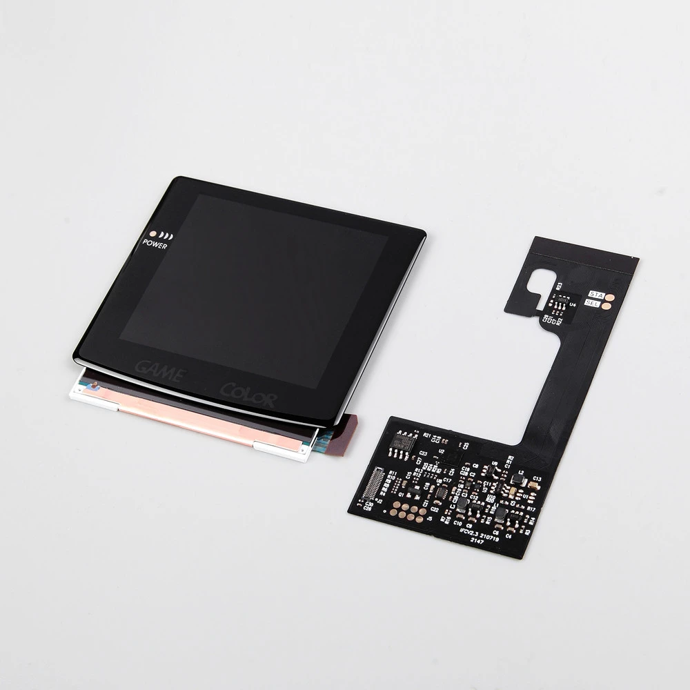 For Gbc Retro Pixel Ips Lcd Kit 2.5 D Laminated Screen High Light ...