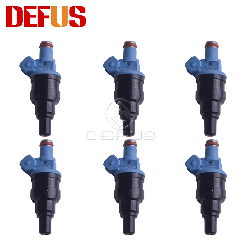 Defo 6 uds inyector de combustible 35310 24570 3531024570 para Kia ...