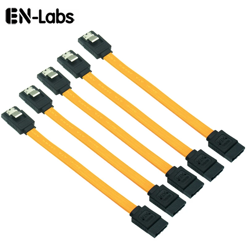 5PCS SATA 3.0 HDD SSD Data Cable,6Gbps SATAIII 90 Angled 180 Connector ...