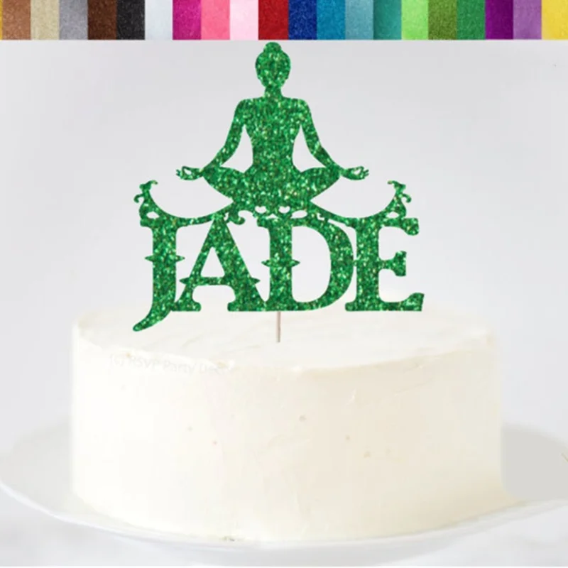 Yoga Cake Topper