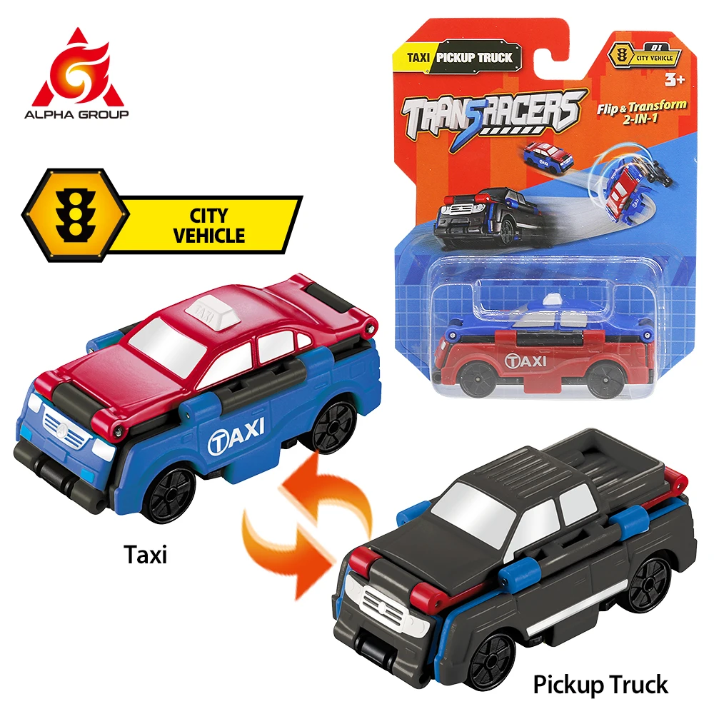 Transracers-13-Jenis-2-In-1-Kendaraan-Kota-Transformers-Mobil-Flip-Mini ...