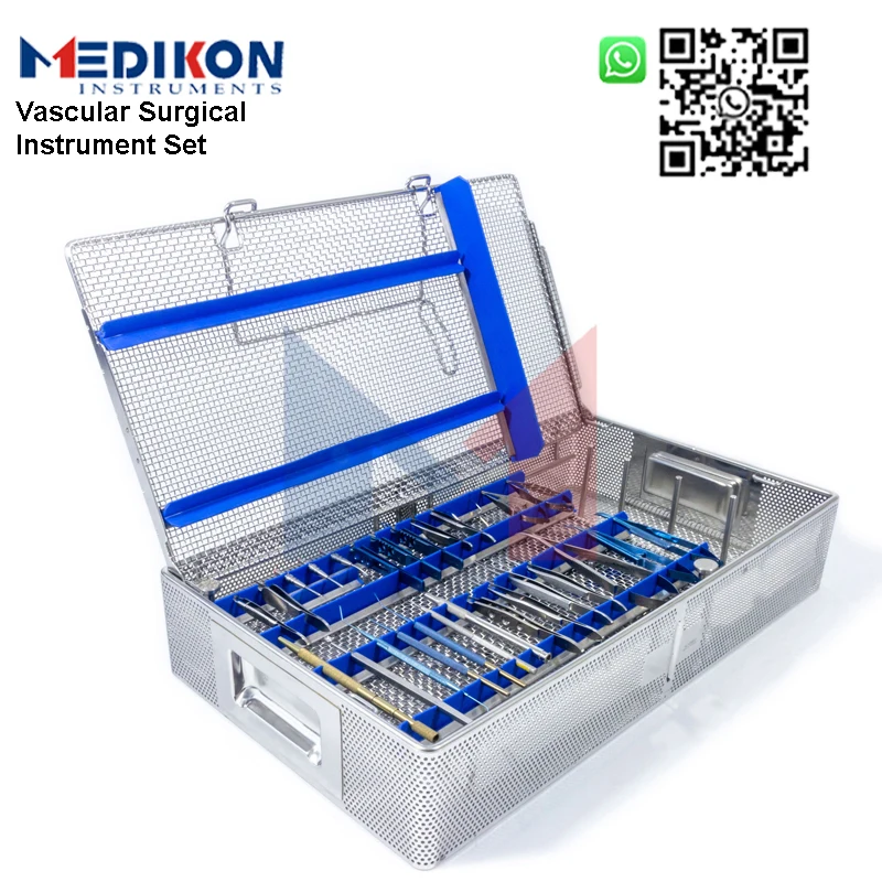 103-Pieces-German-Basic-Vascular-Surgery-Surgical-Instruments-Set ...