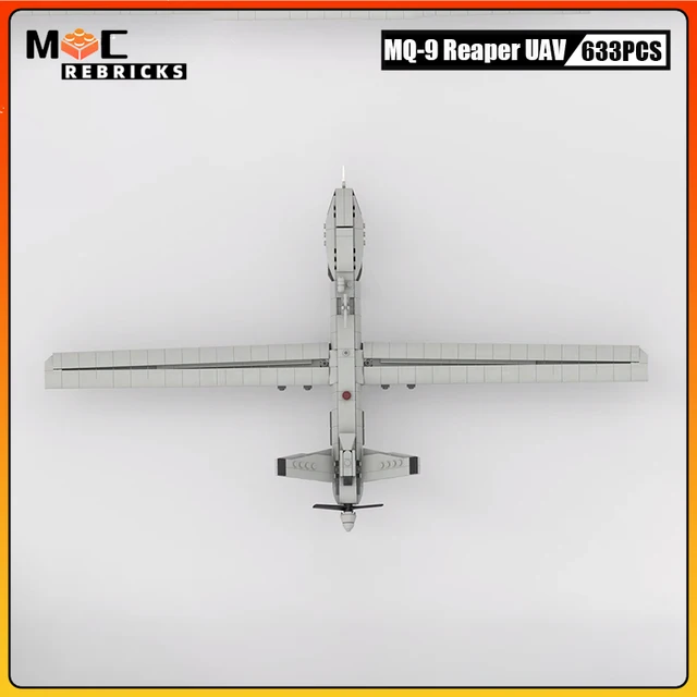 UAV Drone Display Model MQ-9 Reaper UAV Building Blocks Model - 722 ...
