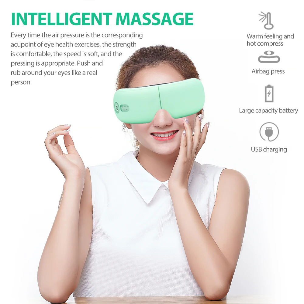 Vibration Eye Massager Electric Massage Eye Care Device Fatigue Relief ...