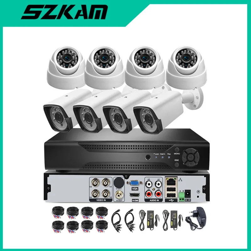 8CH 5MP Ahd Dvr Kit Cctv Camera Systeem Full Hd Tvi Ahd Cvi Ip 4CH ...