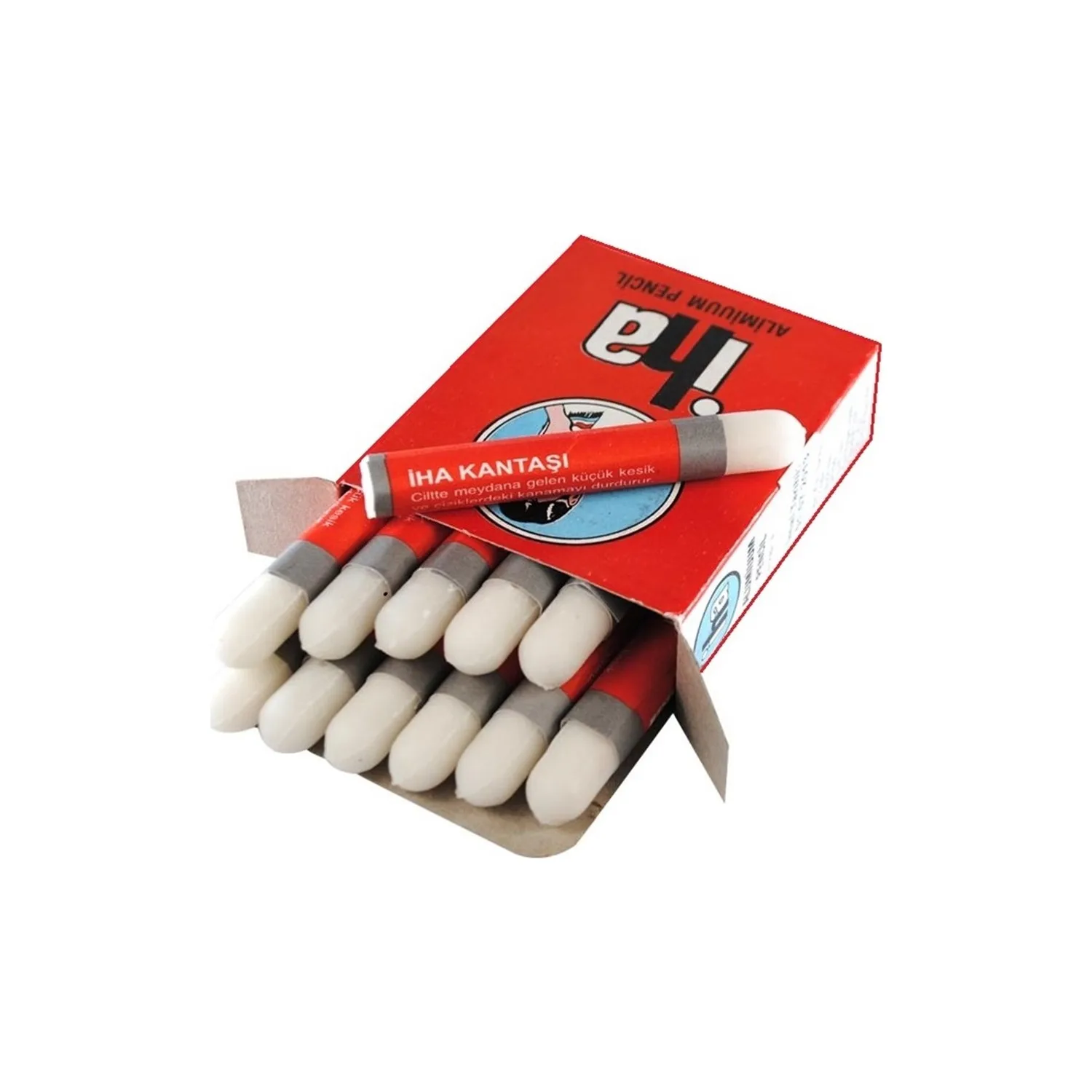 12 X IHA STYPTIC PEN 8GR STOPS BLEEDING EXTRASHAVING BARBER SUPPLIES ...