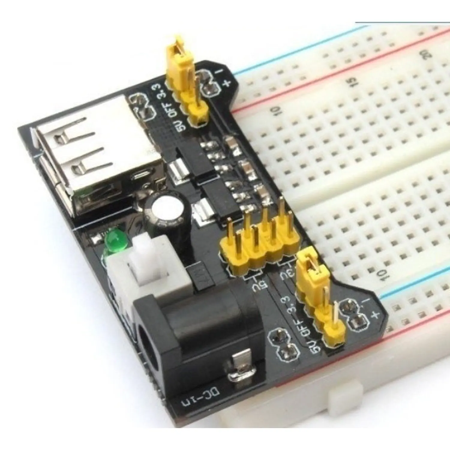 Dc/Usb Power Supply Kit 5V/3.3V for Prototype Board [Arduino ...