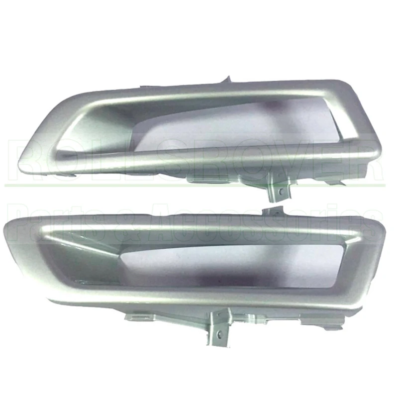 Pair of Silver Front Bumper Fog Lamp Bezel Molding For Discovery Sport ...
