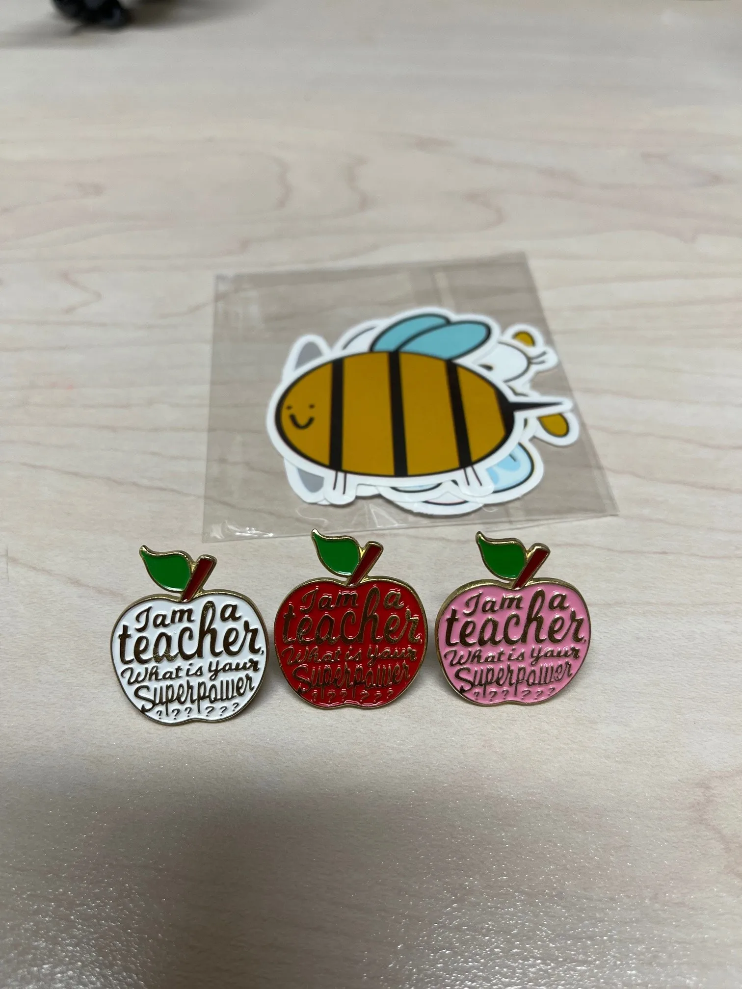 Custom Teacher Enamel Pin | Christian Marketplace, Shop Christian gifts ...