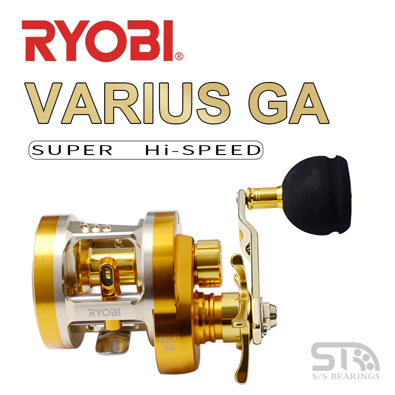 RYOBI-VARIUS-GA-C3030-Gold-Slow-Jigging-Fishing-Reels-Trolling-Reels ...