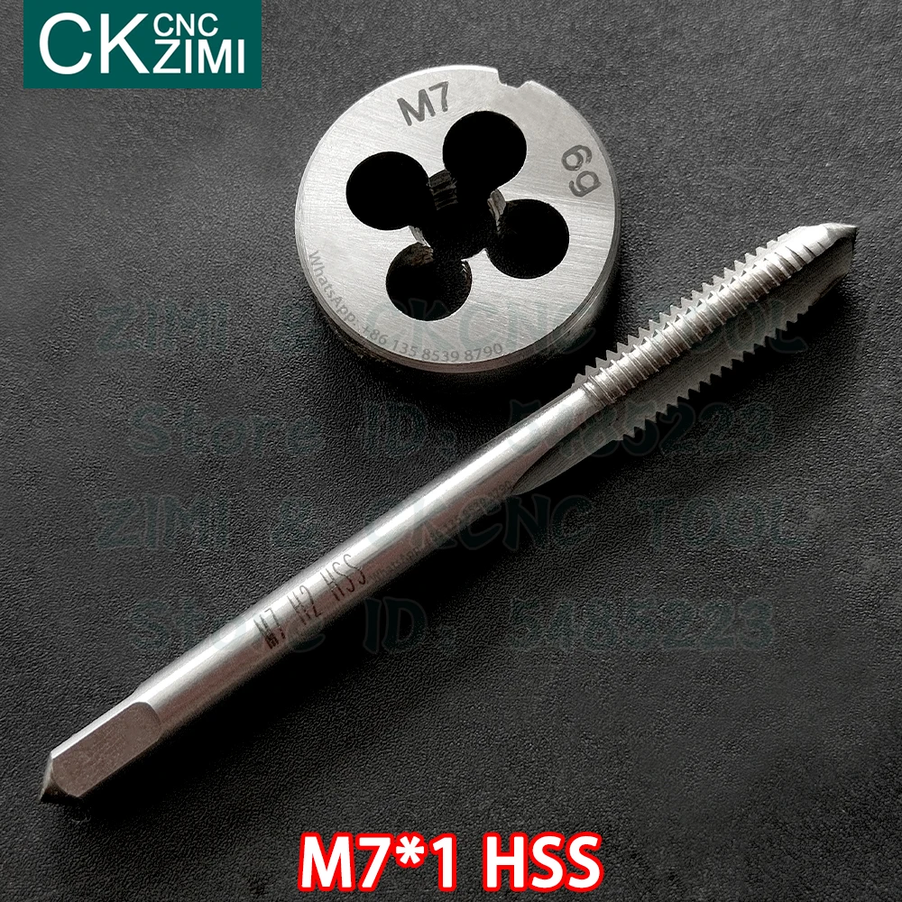 M7-1-M7x1-HSS-Straight-Handle-Standard-Machine-Die-Tap-High-Speed-Steel ...