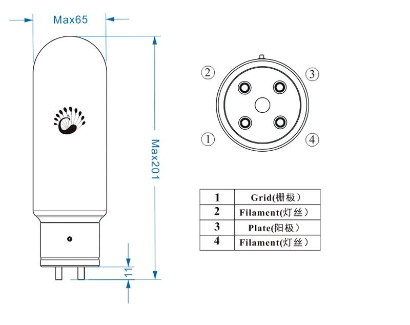 PSVANE Art 805A-T Vacuum Tubes HIFI EXQUIS Electron Lamp