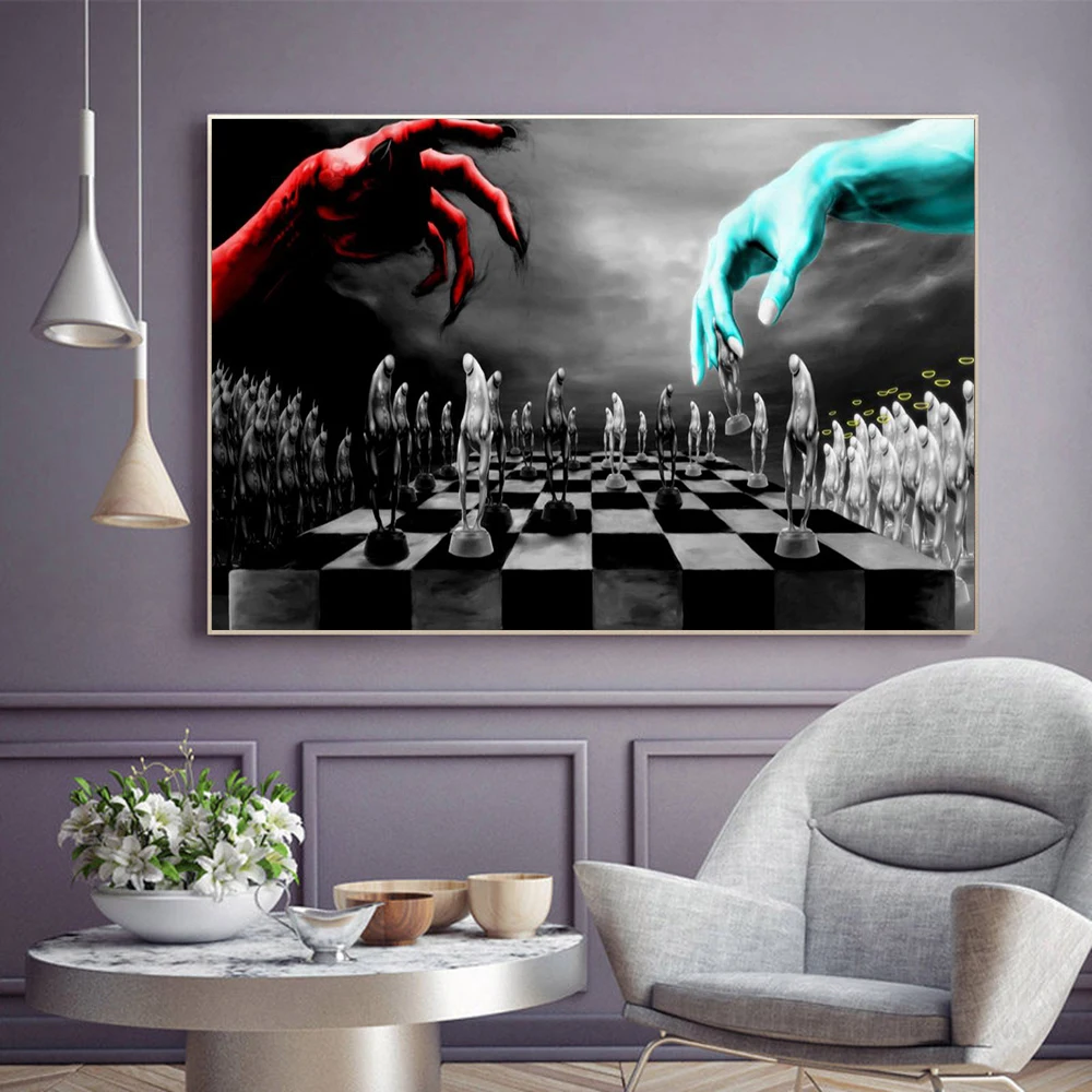 God Vs Satan Chess