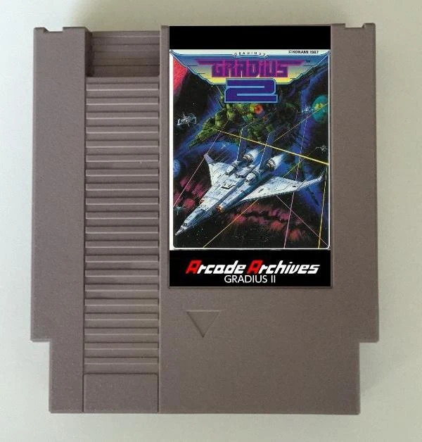 Gradius II Arcade Archives Game Cartridge for NES/FC Console|Cases ...