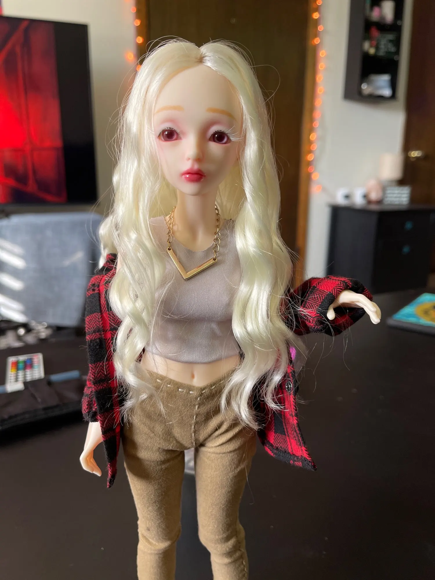 Toys Toys & Games Mohair wig 81 for BJD SD13 SD10 SD17 Smart doll etna.com.pe