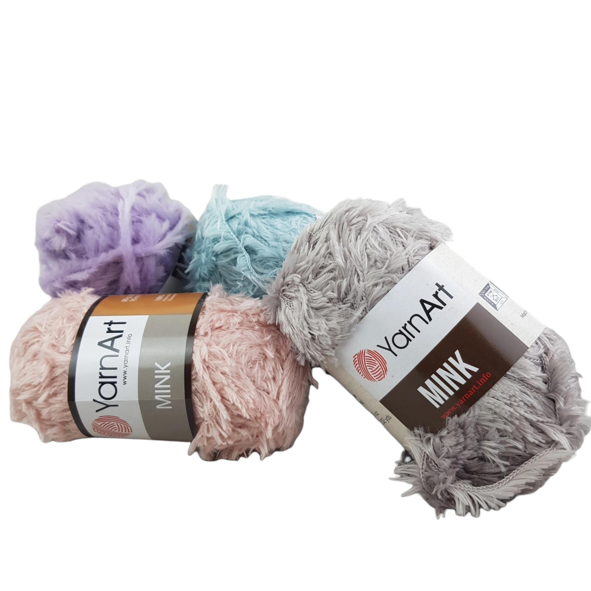 Yarnart Mink Yarn 50gr 75m %100 Micro Polyamide Fluffy Furry Soft ...