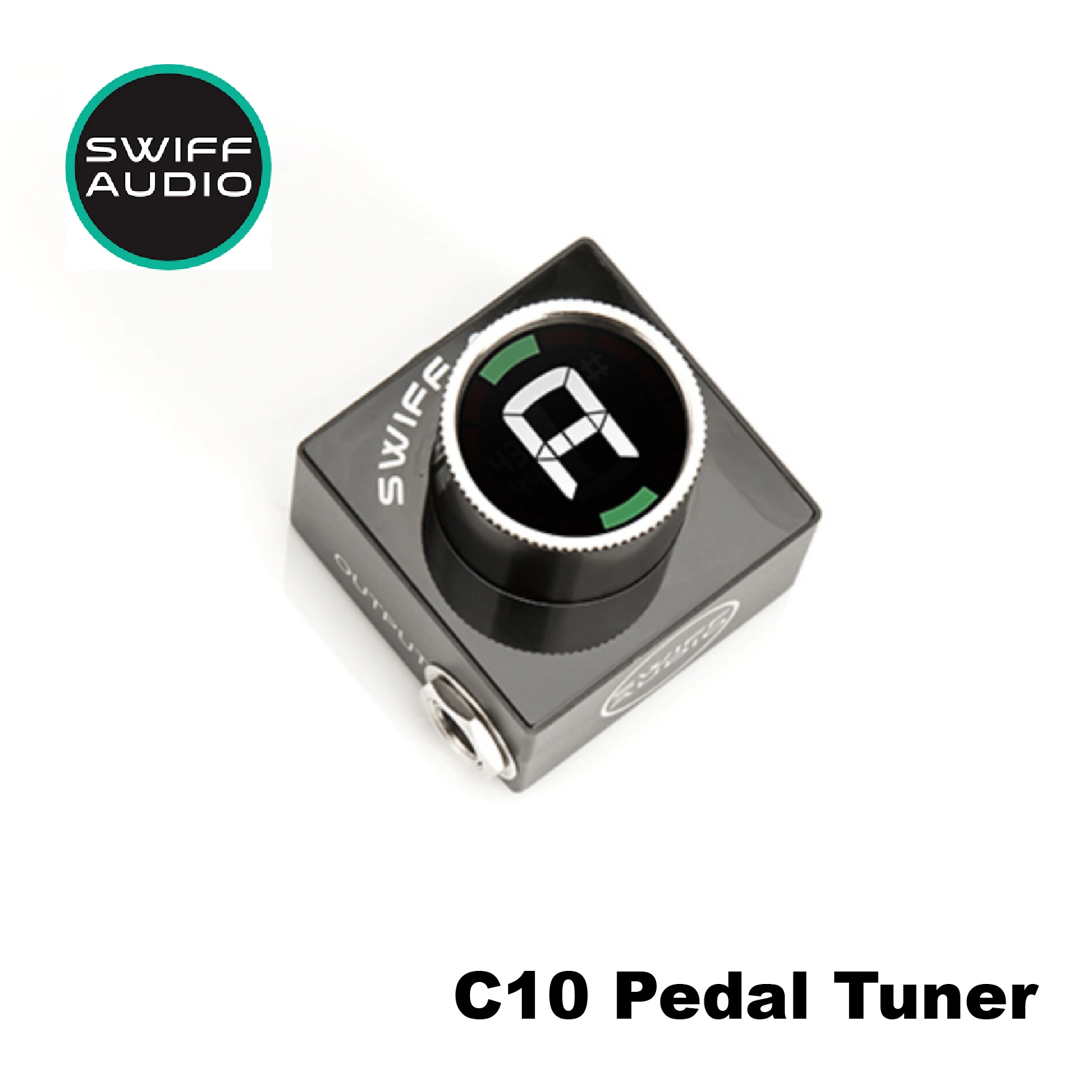 Swiff audio c10 inovador mini pedal tuner para guitarra cromática bass ...