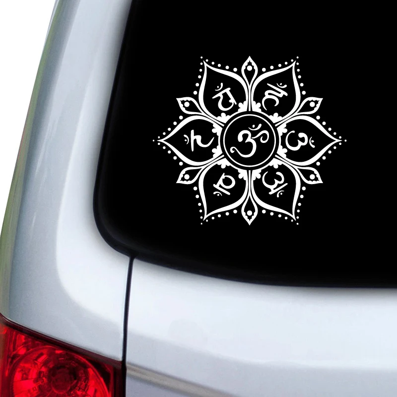 7-Chakras-Symbols-Vinyl-Stickers-Car-Window-Decor-Namaste-Mandala ...
