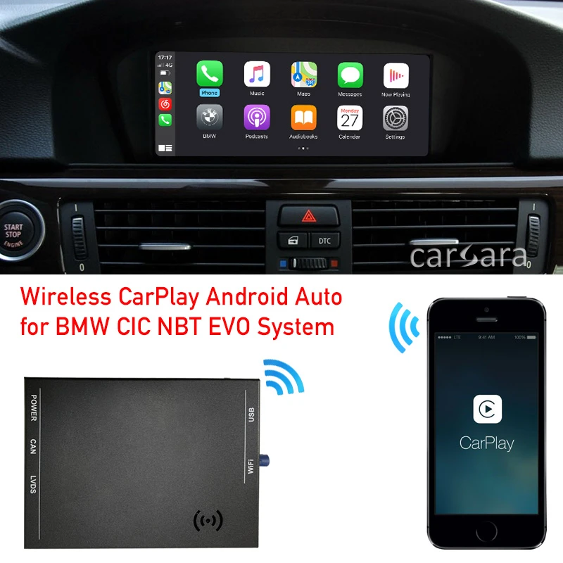 Wireless Apple Carplay Android Auto BMW E90 E91 E92 E93 BMW, 50% OFF