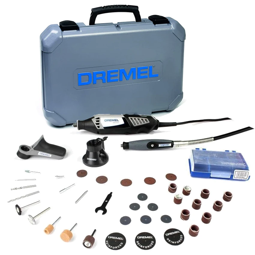 BOSCH-Dremel-4000-Rotary-Tool-175-W-Multi-Tool-Kit-with-3-Attachment-36 ...