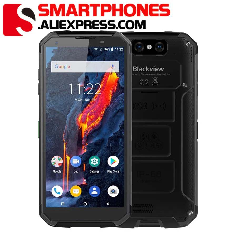 Blackview smartfone ip68 bv9500 plus, à prova d' água, helio p70, octa ...