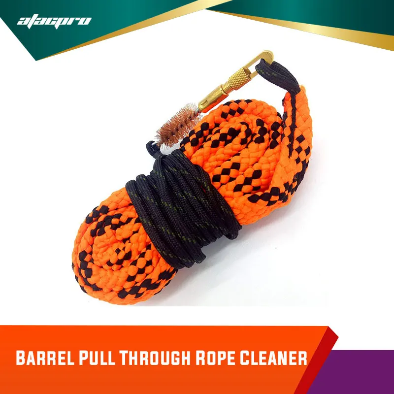 Atacpro .22 Cal Rifle Barrel Pull Through Rope Cleaner Gun Bore ...