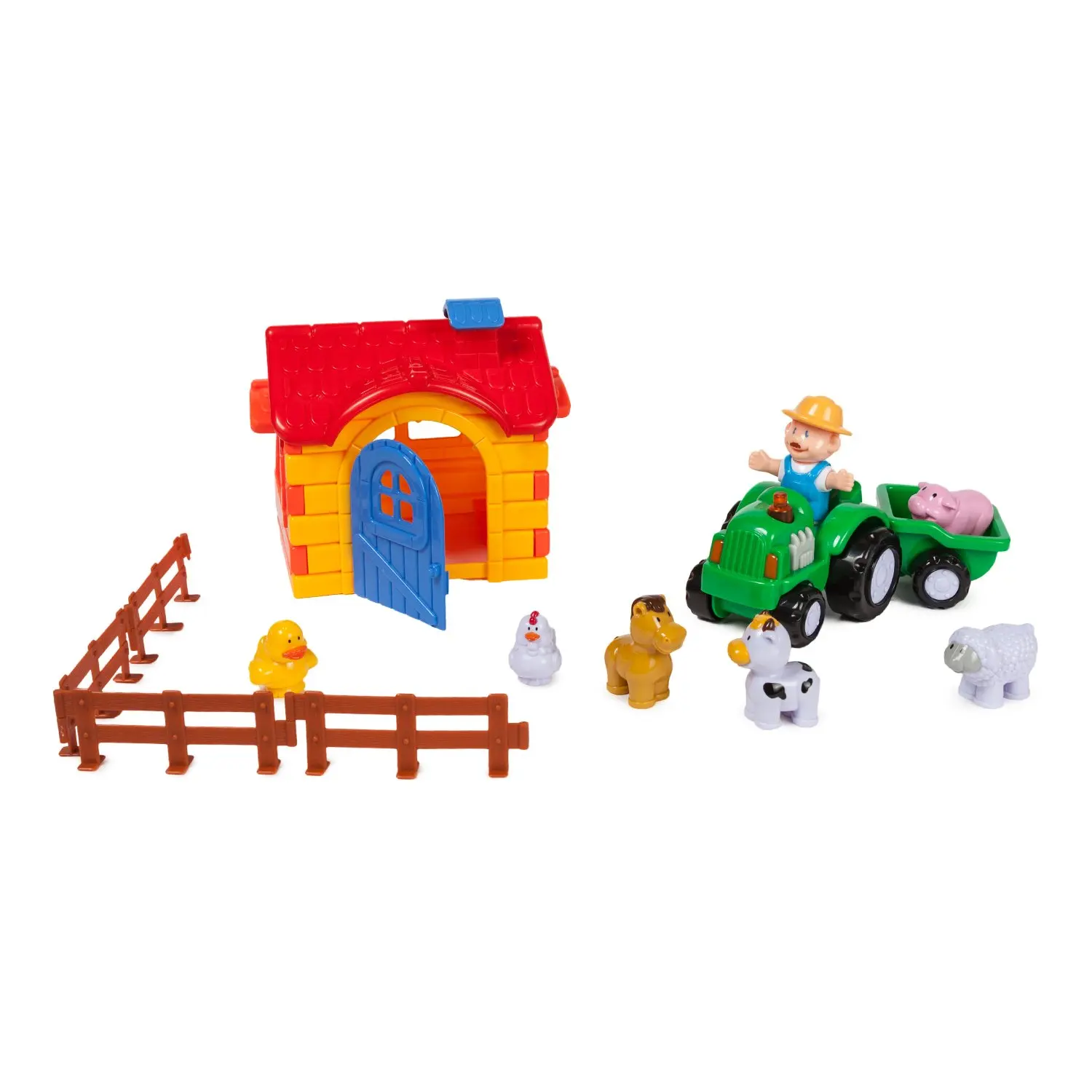 Jogo Conjunto Navystar Fazenda Musical - Carrinhos De Brinquedo E De ...